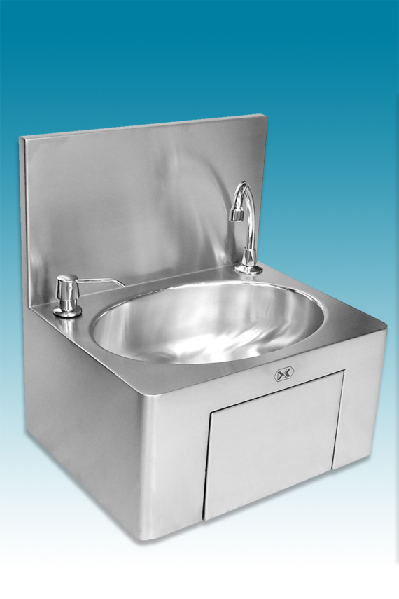 Standard Knee Activated Faucet Hand Sink with Soap Dispenser (Model SS ...